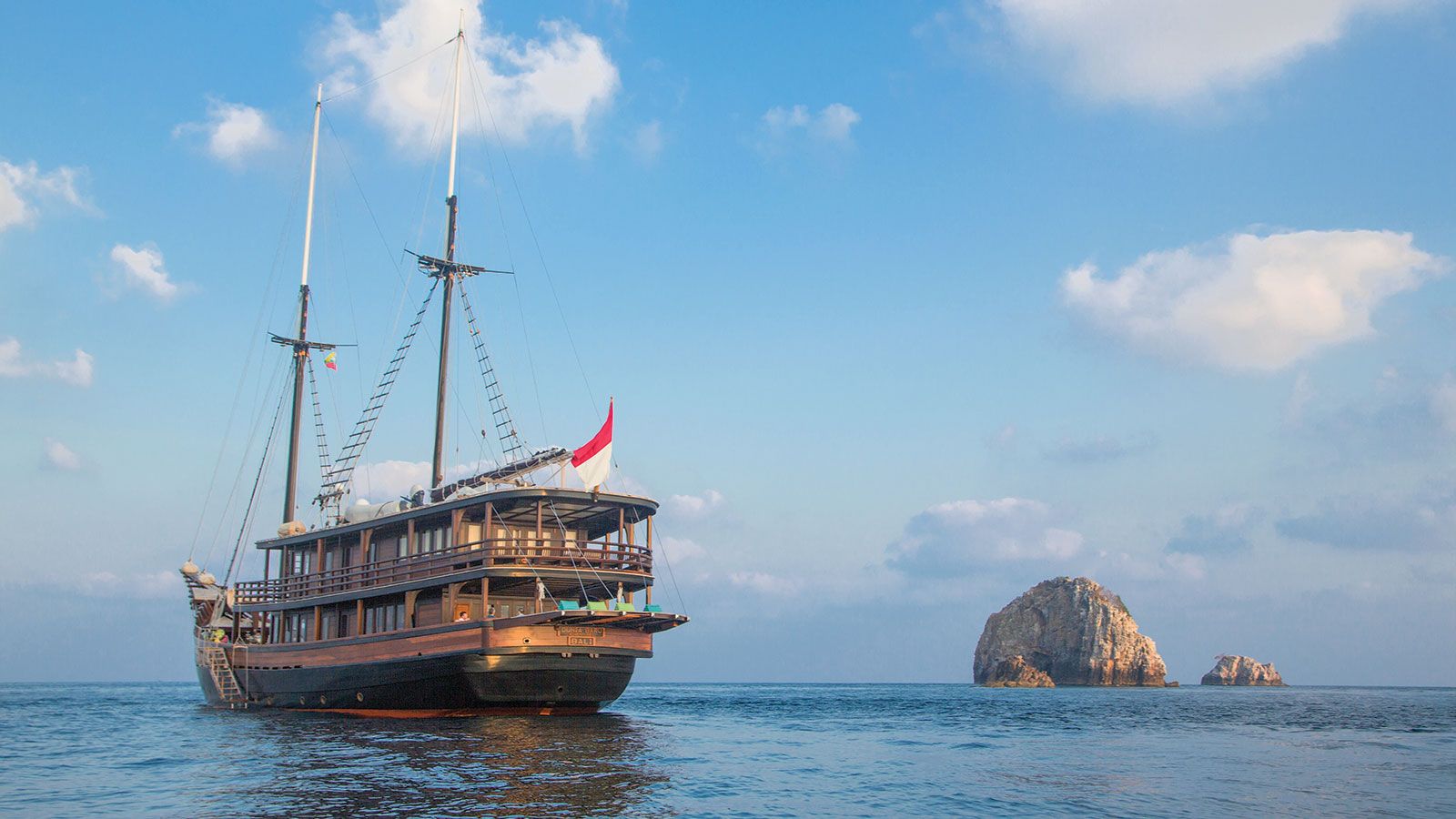 Diving in the Mergui Archipelago on a superyacht